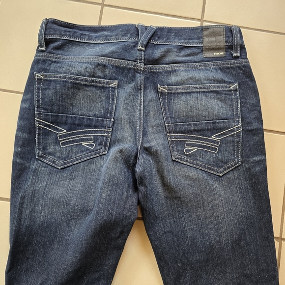 Helix | Jeans | Helix Mens Jeans Slim Boot Dark Wash Distressed Size 29 ...